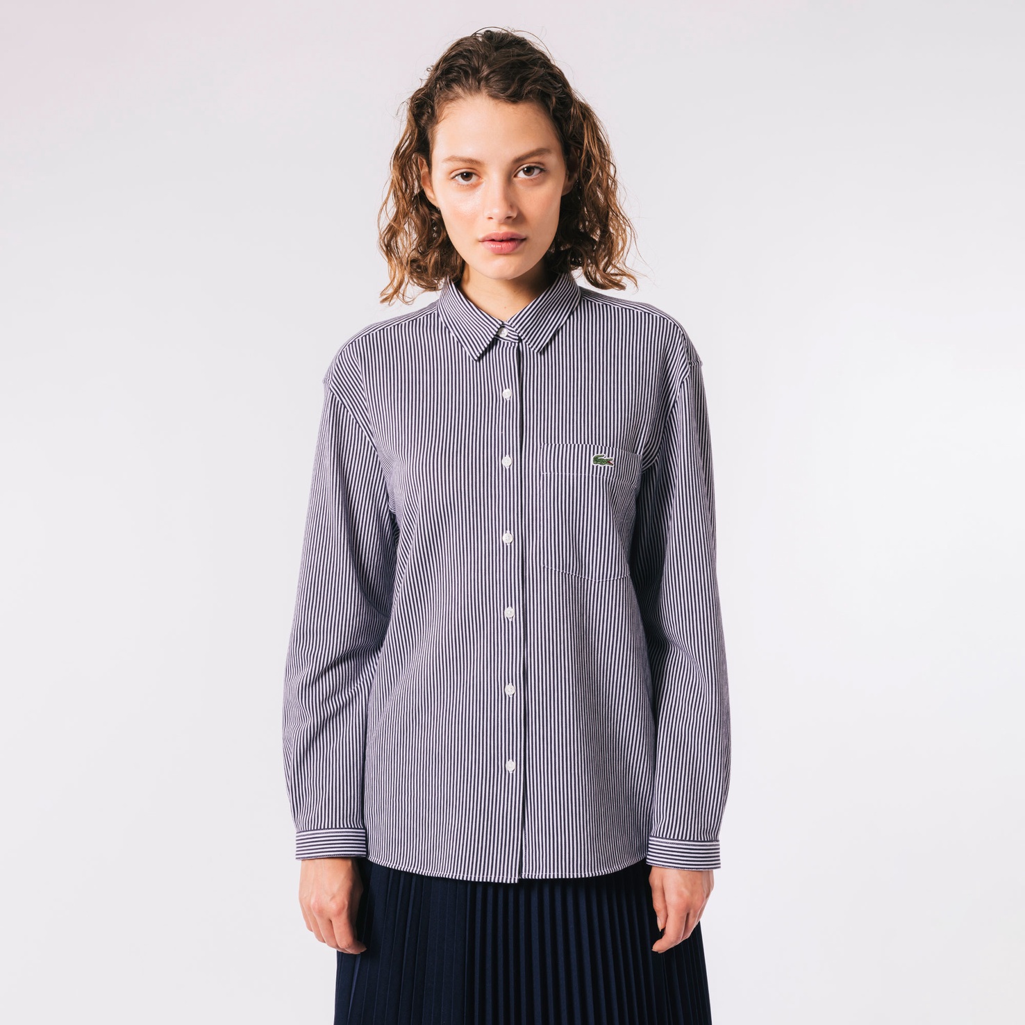 ジャージニットストライプシャツ CF7028 - ラコステ（LACOSTE）公式オンラインストア