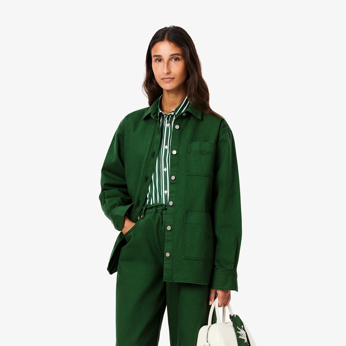 ウィメンズワークシャツジャケット BF2446 - ラコステ（LACOSTE）公式オンラインストア