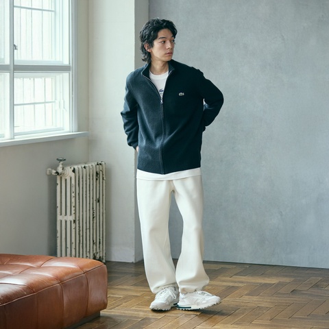 ハイネックフルジップニットセーター AH5181 - ラコステ（LACOSTE